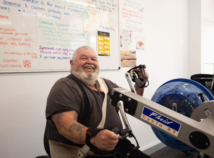 Strong as steel: Graeme defies age and adversity - Exercise ...